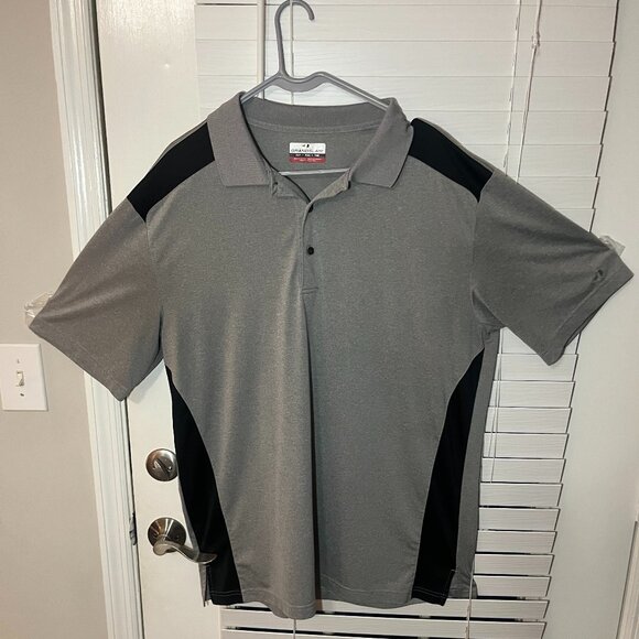 Grandslam | Shirts | Xlt Nwot Mens Grandslam Gray And Black Shortsleeve ...